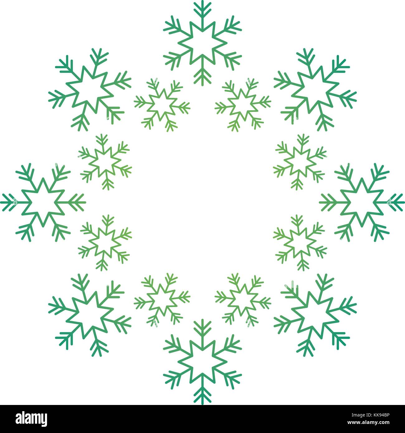 christmas snowflake season motif design Stock Vector Image & Art - Alamy
