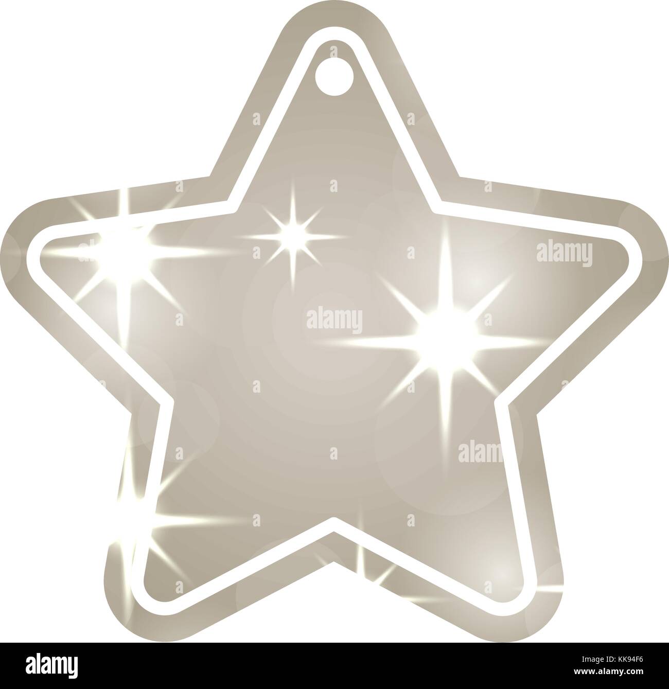 christmas tag price shaped star blur glitter decoration Stock Vector ...