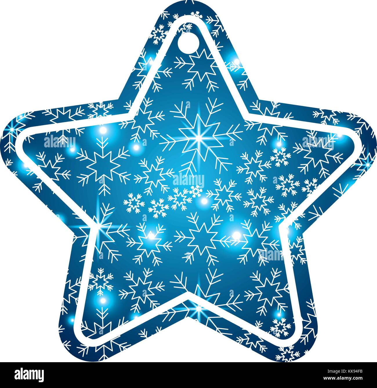 christmas tag price shaped star snowflake glitter decoration Stock ...