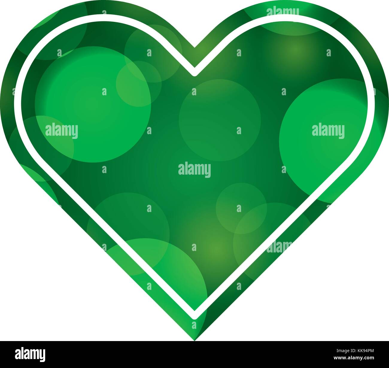 decorative heart blurred bright romantic love image Stock Vector Image ...