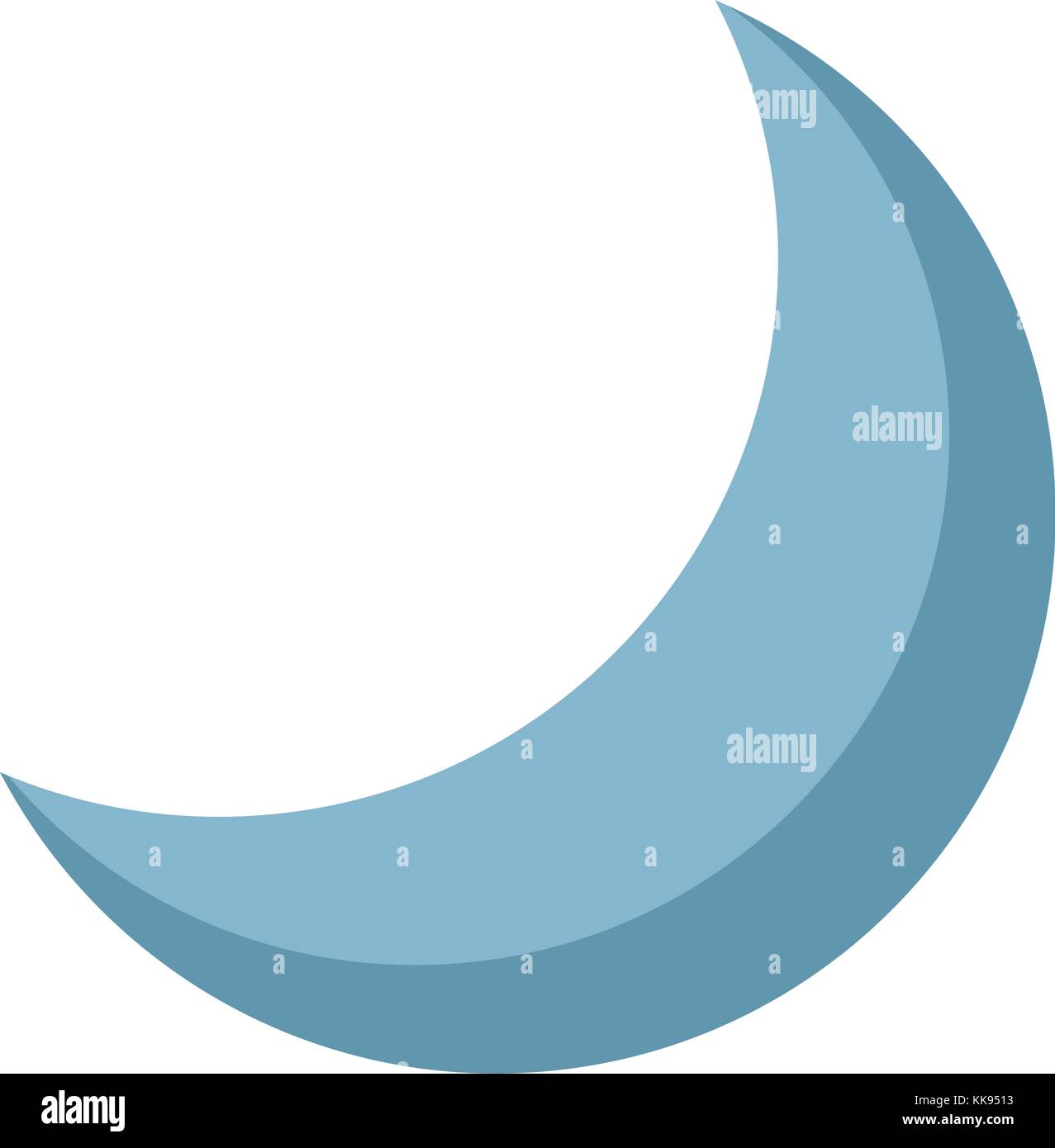 half moon night celestial natural image Stock Vector Image & Art - Alamy