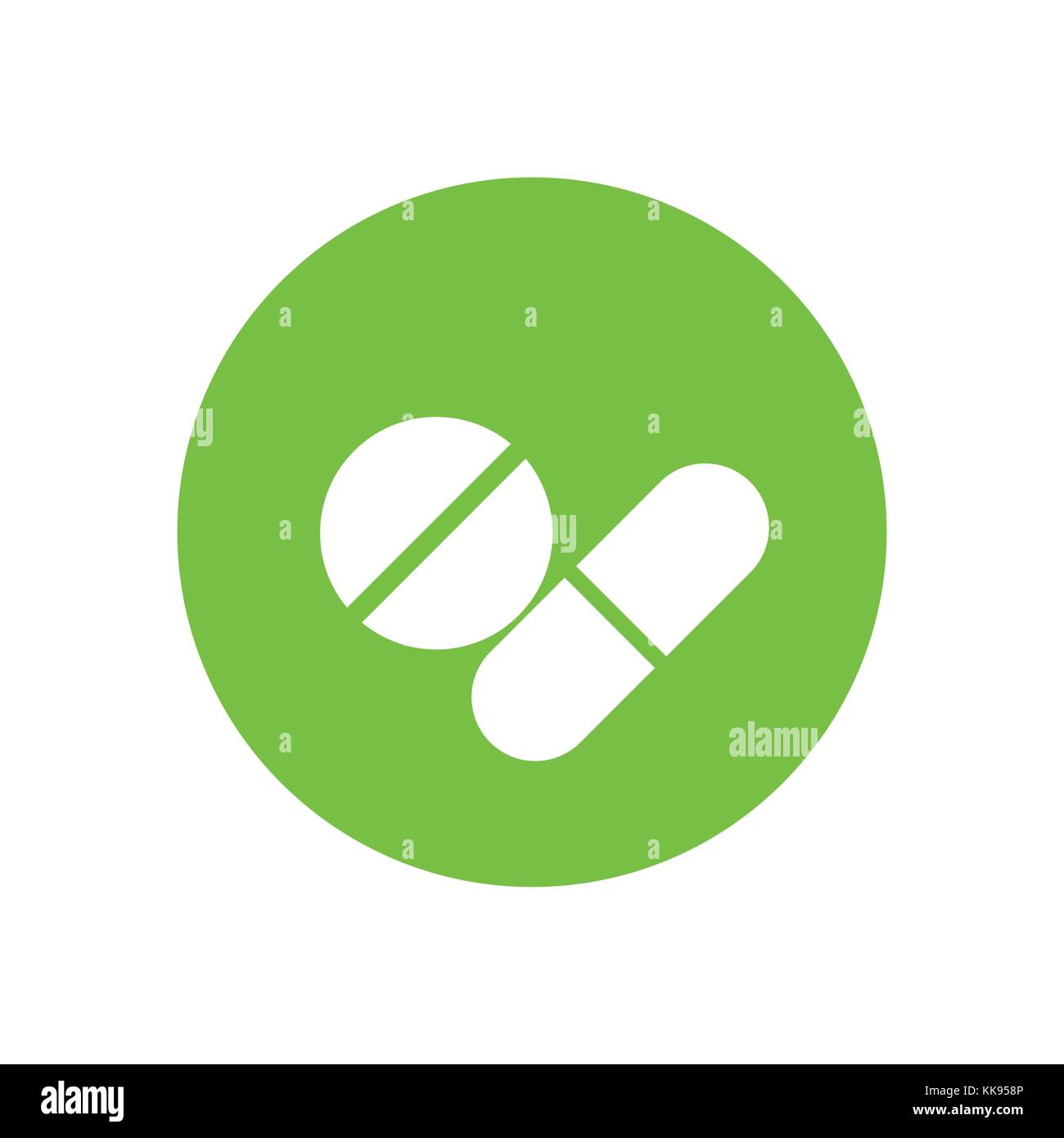 Simple Medicine Pill Capsule Icon Vector Graphic Illustration Design ...