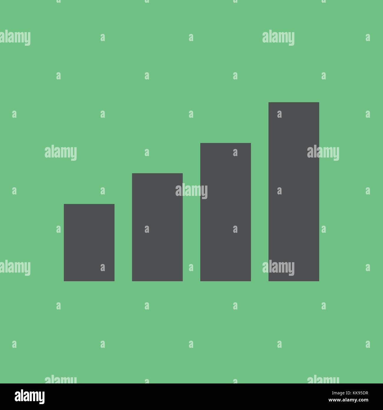 Simple Network Signal Strength Symbol Vector Graphic Illustration ...