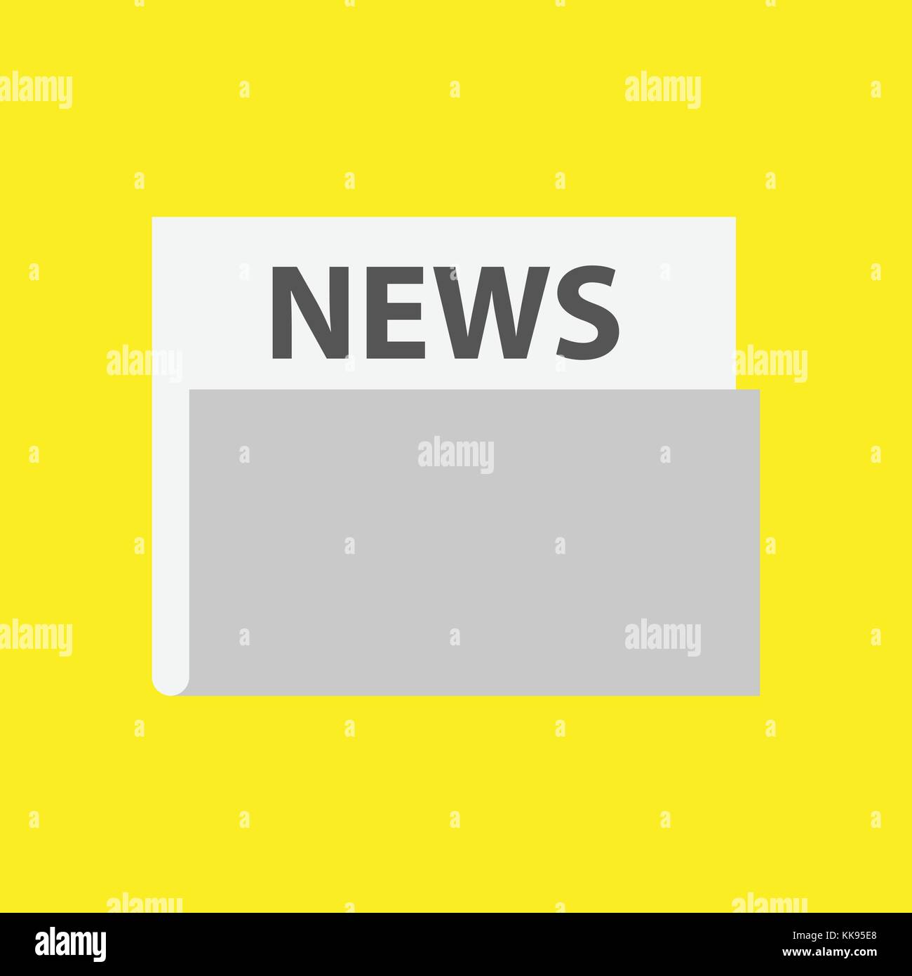 Simple News Symbol Icon Vector Graphic Illustration Design Stock Vector ...