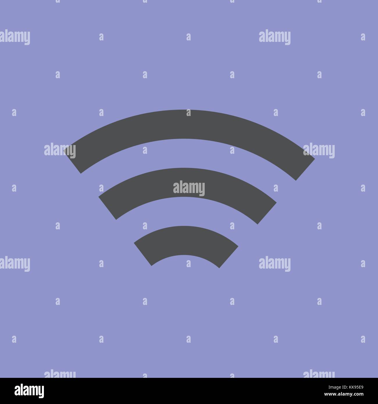 Simple Wireless Network Symbol Vector Graphic Illustration Design Stock ...