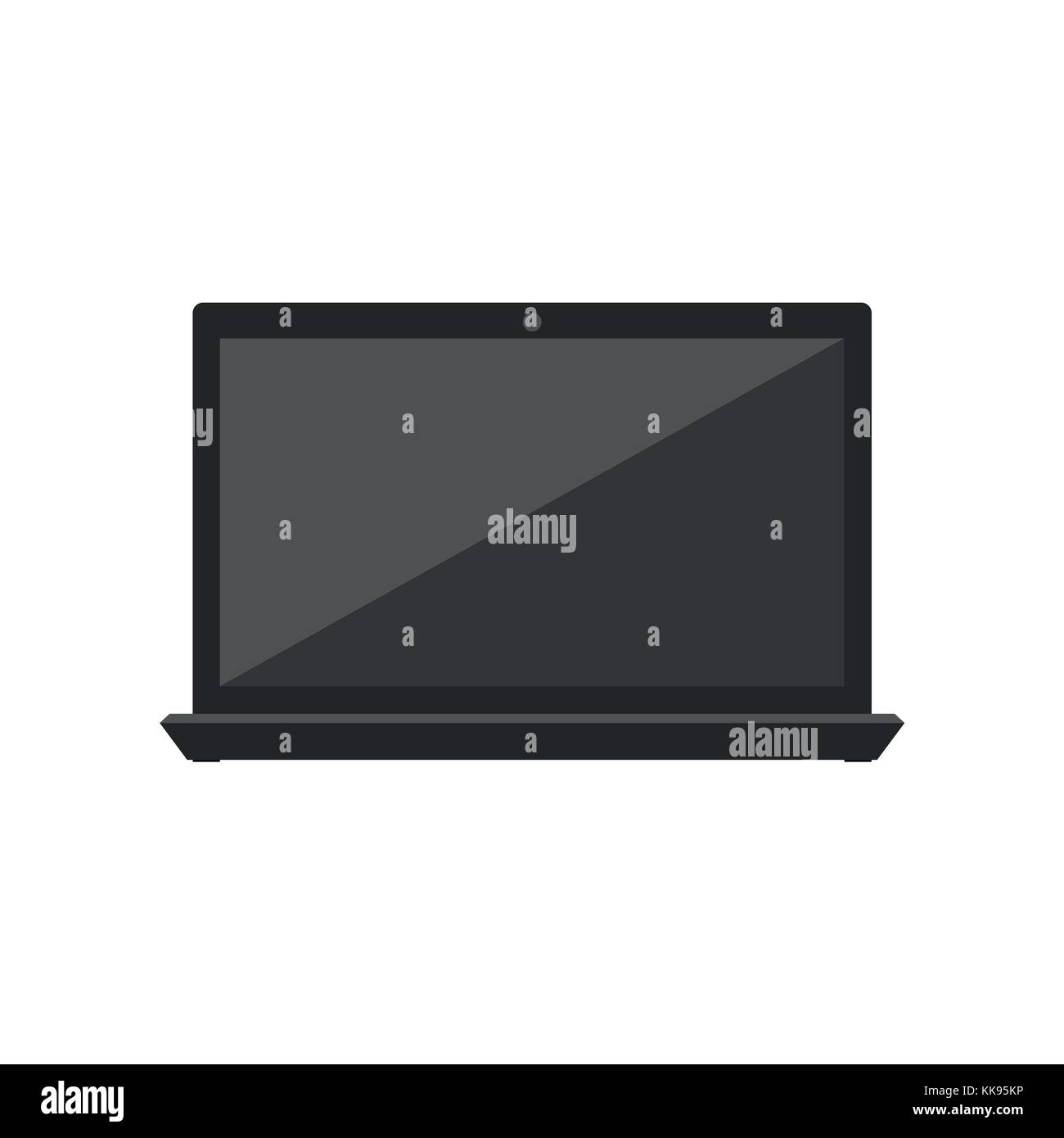 Notebook Front View Vector Graphic Illustration Design Stock Vector ...