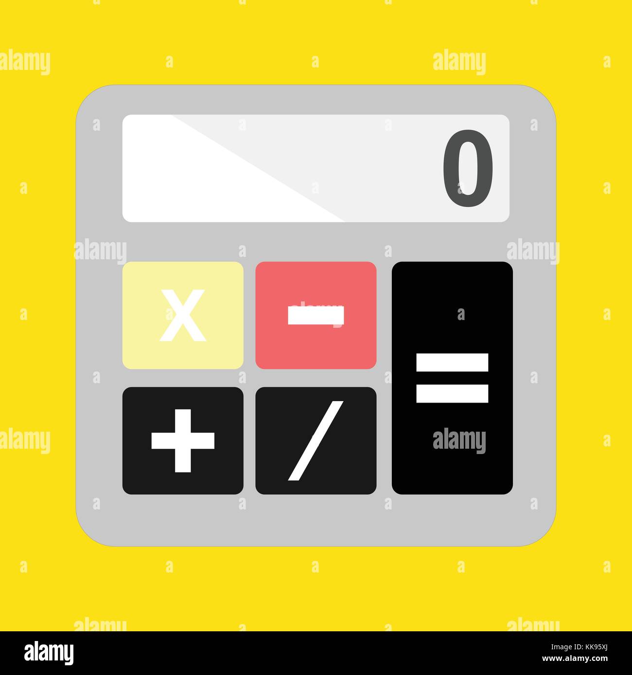 Simple Flat Calculator Vector Graphic Illustration Design Stock Vector ... Simple Flat Calculator Vector Graphic Illustration Design Stock Vector ...