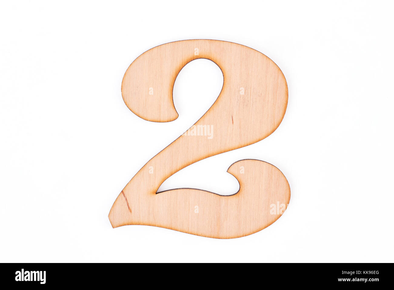 Number two digit on Cut Out Stock Images & Pictures - Alamy