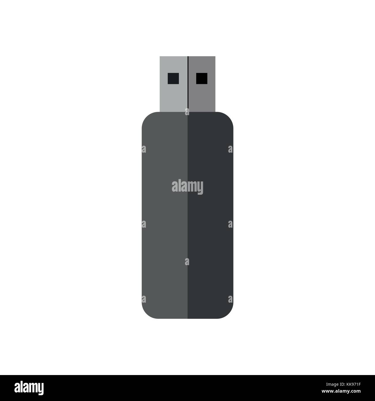 USB Flash Drive Vector Graphic Illustration Design Stock Vector Image ...