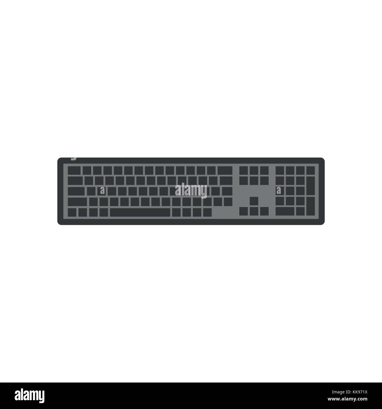 Isolated Keyboard Device Vector Graphic Illustration Design Stock ...