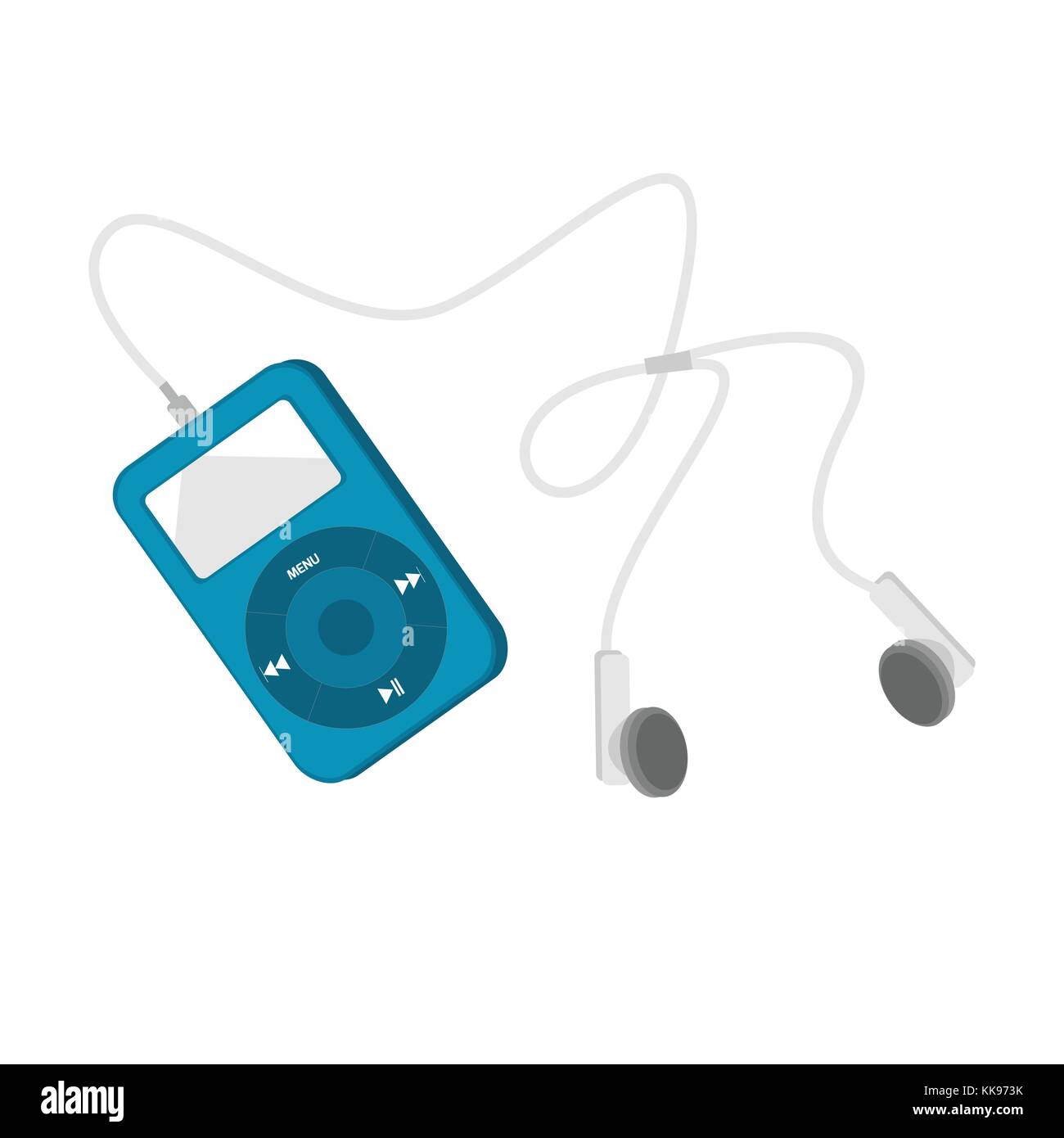 Simple Audio Music Player Vector Graphic Illustration Design Stock ...