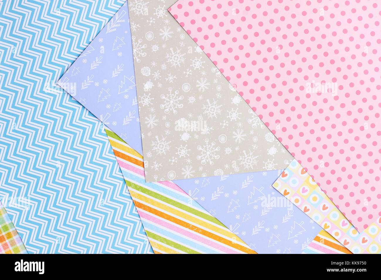 Paper background with winter design Stock Photo - Alamy