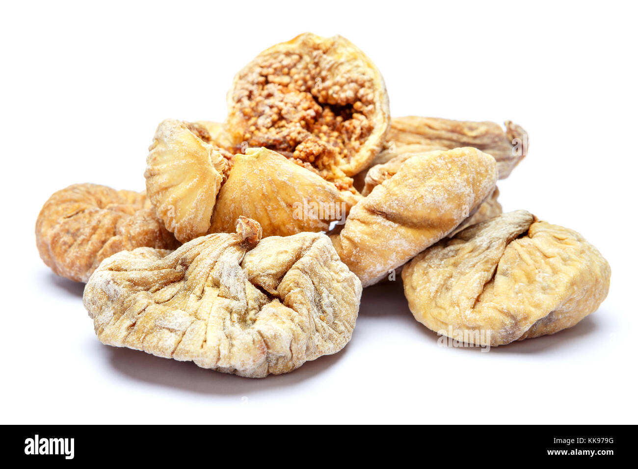 dried figs isolated on white background Stock Photo - Alamy