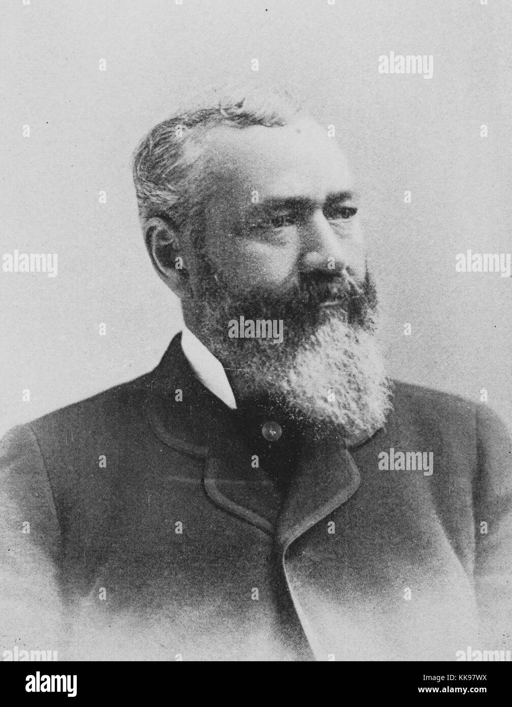 Black and white portrait of Pinckney B S Pinchback, an American ...