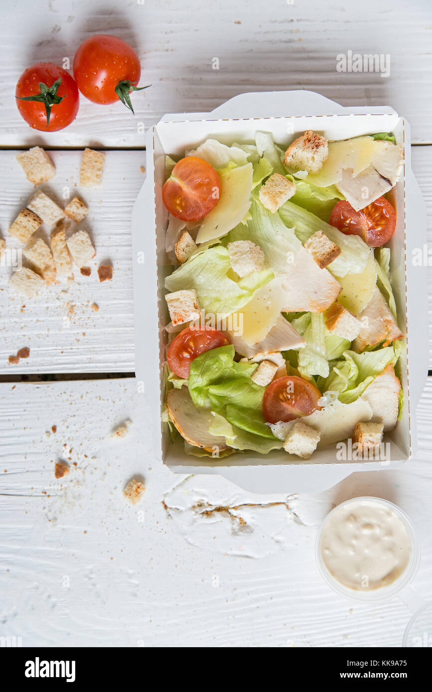 Caesar salad box hi-res stock photography and images - Alamy
