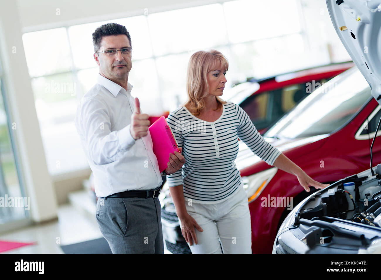 Customer at car dealer hi-res stock photography and images - Alamy