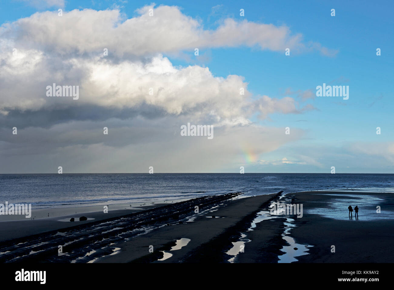 The North Sea at Redcar, North Yorkshire, England UK Stock Photo - Alamy