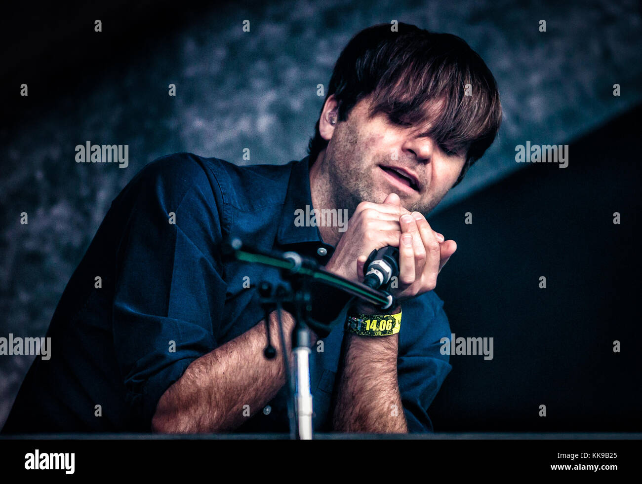 The American alternative rock band Death Cab For Cutie performs a live ...