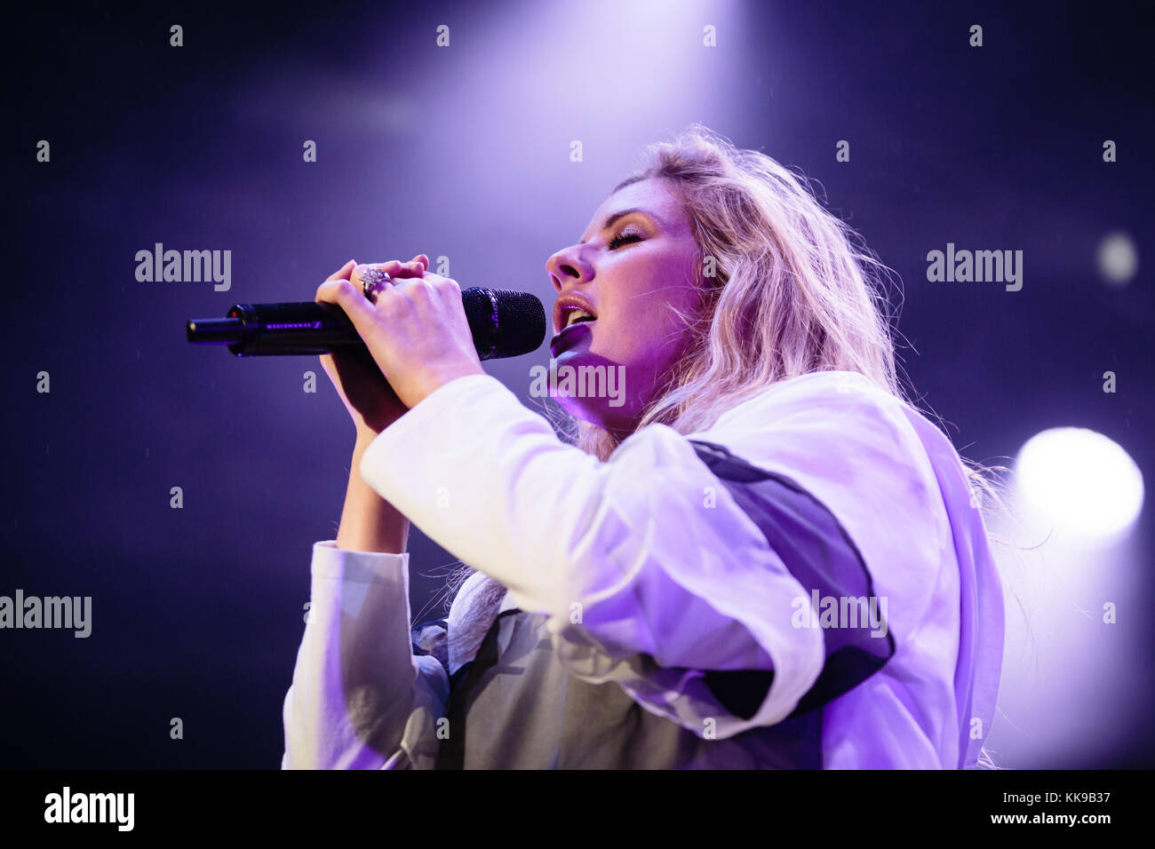 The English singer and songwriter Ellie Goulding performs a live ...