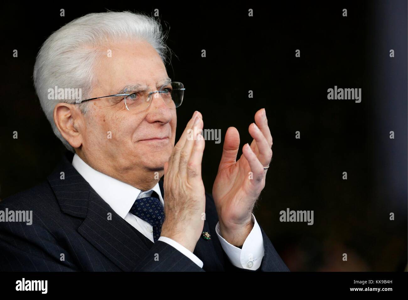 President of the Republic of Italy Sergio Mattarella attends the ...