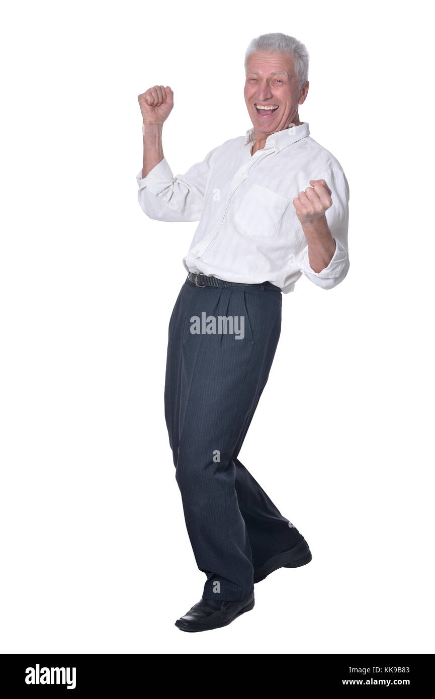 Happy senior man Stock Photo - Alamy