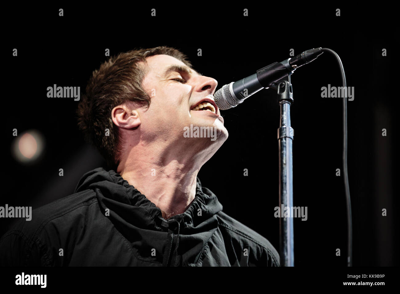 The English singer, songwriter and musician Liam Gallagher performs a ...