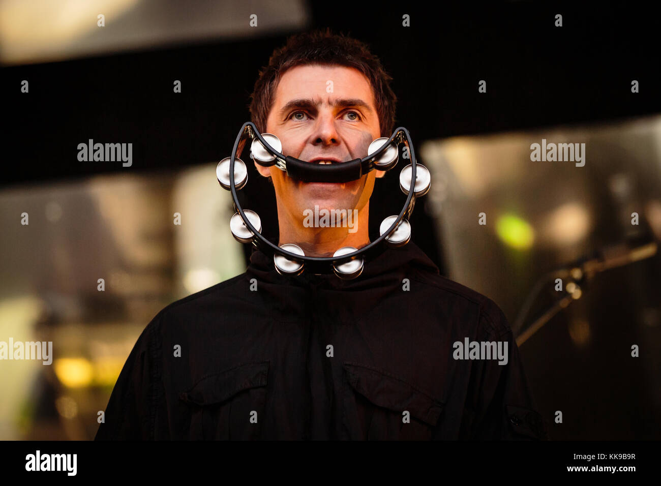 The English singer, songwriter and musician Liam Gallagher performs a ...