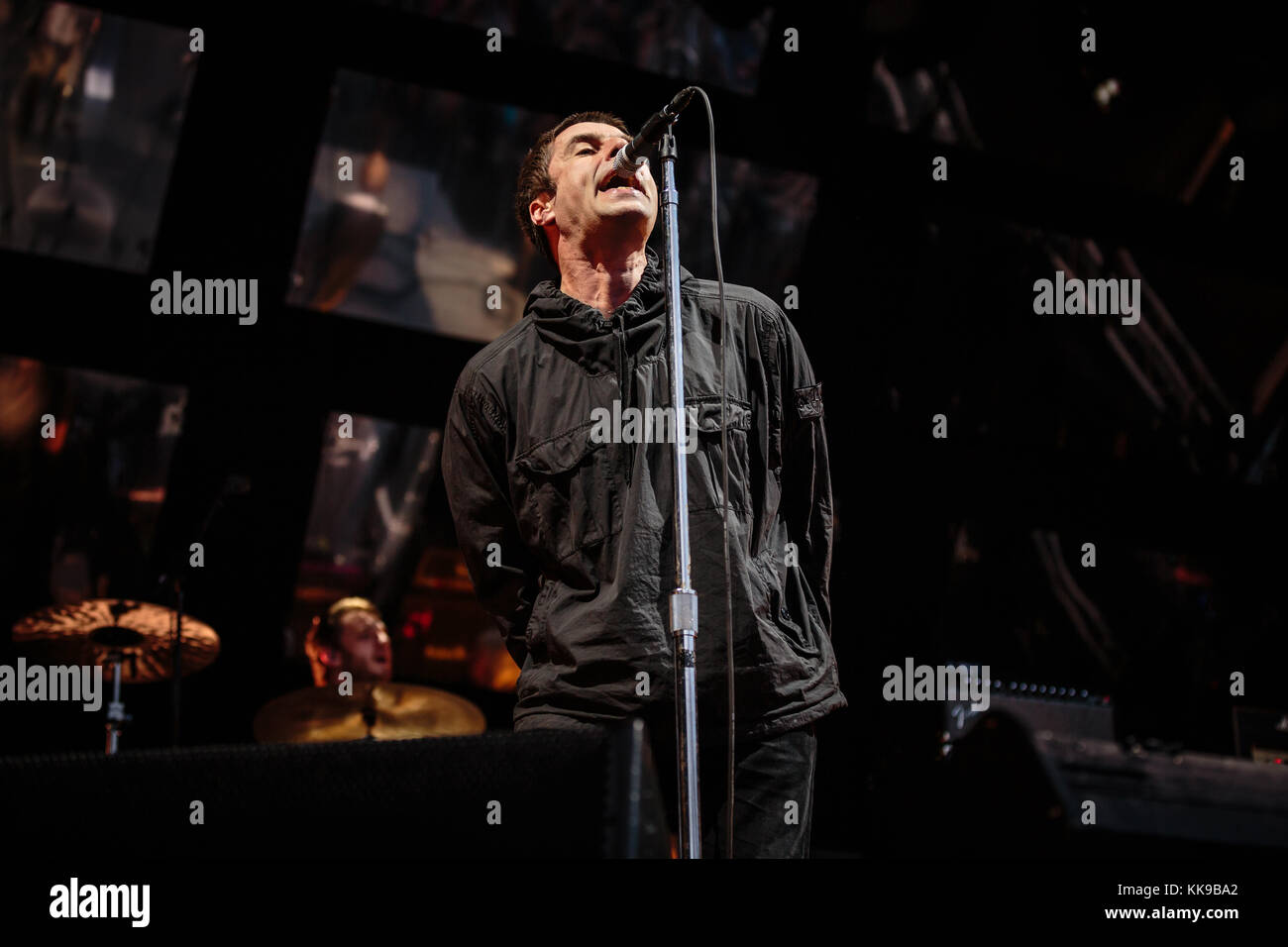 The English singer, songwriter and musician Liam Gallagher performs a ...