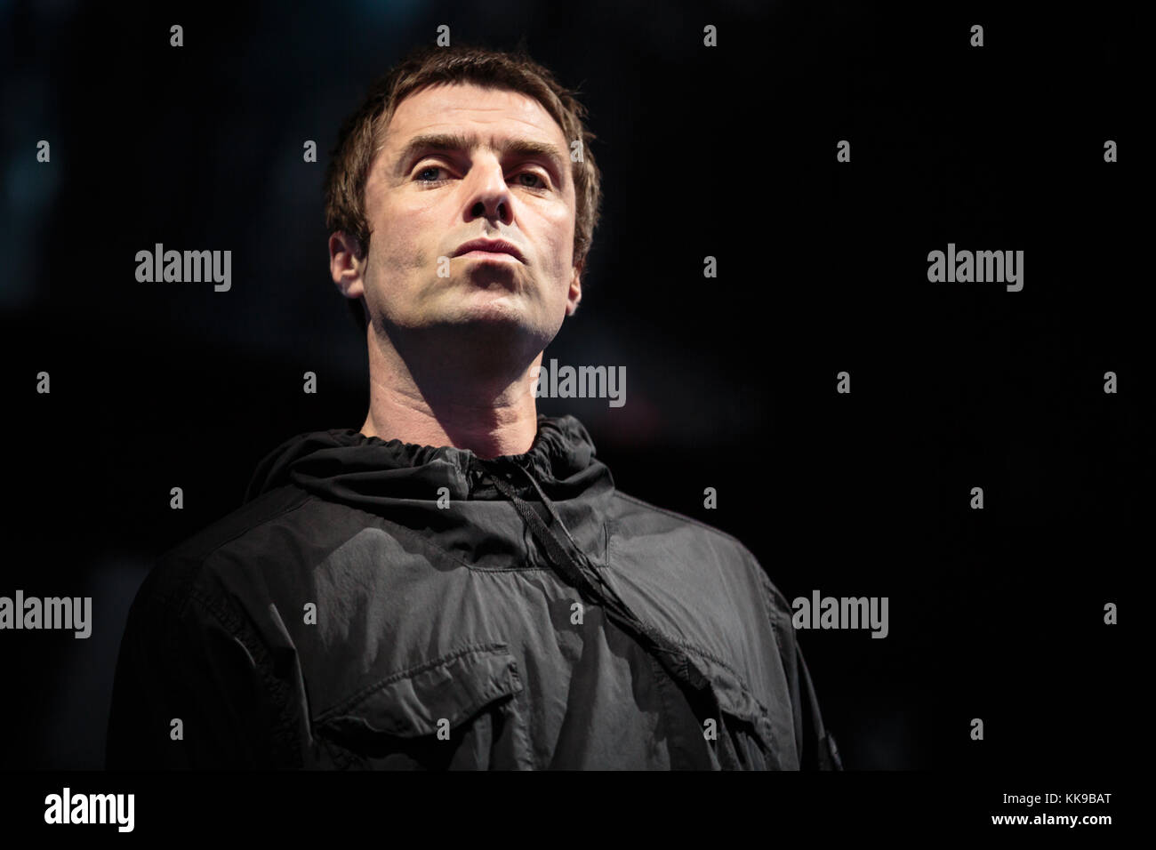 The English singer, songwriter and musician Liam Gallagher performs a ...
