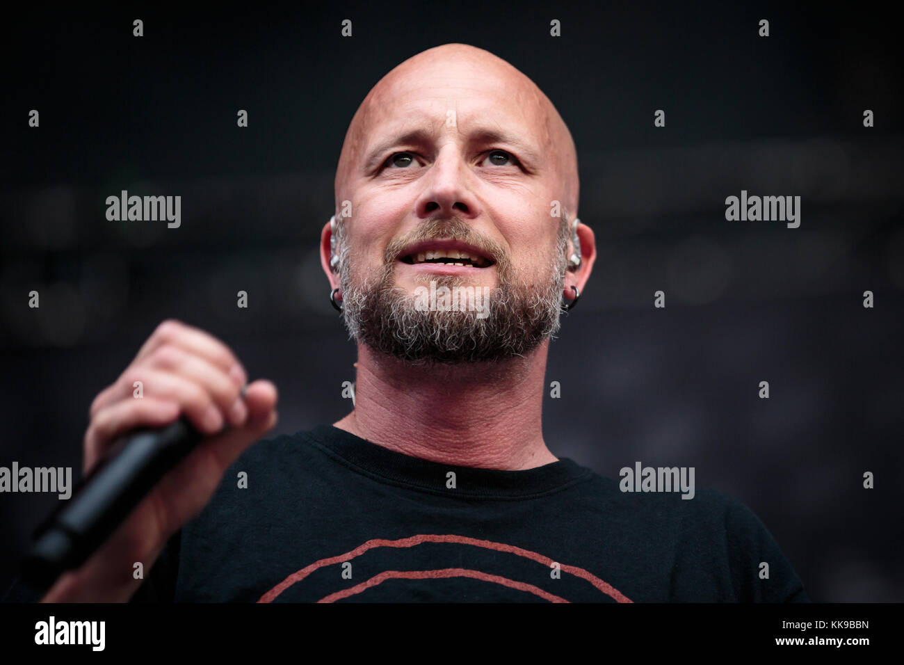 The Swedish extreme metal band Meshuggah performs a live concert at ...