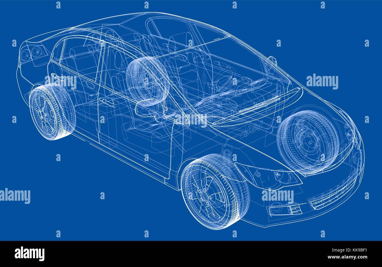 Concept car. Vector Stock Vector Image & Art - Alamy