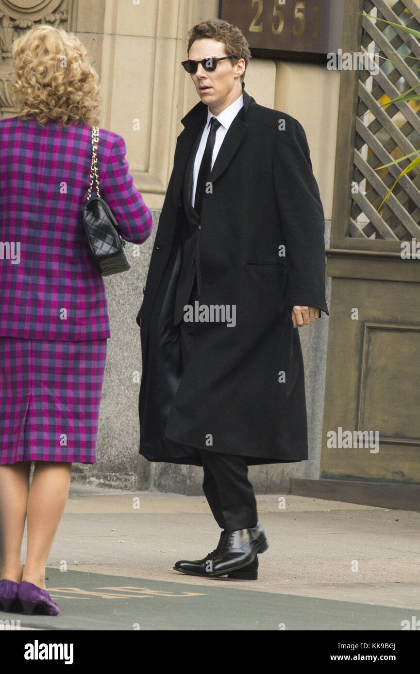 Benedict Cumberbatch filming 'Melrose' in Glasgow, adapted from the ...