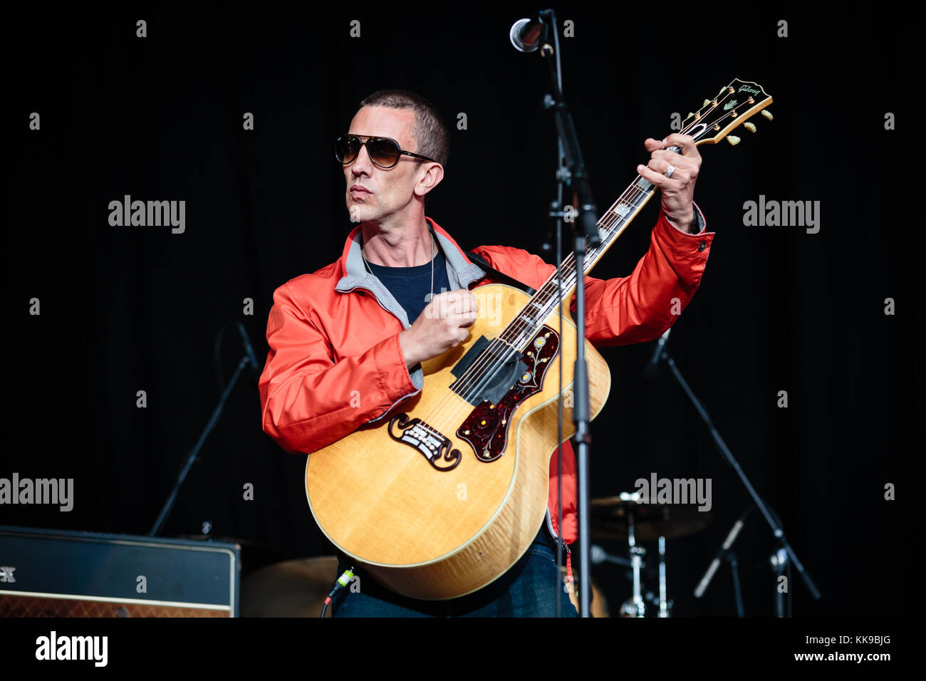 The English singer, songwriter and musician Richard Ashcroft performs a ...