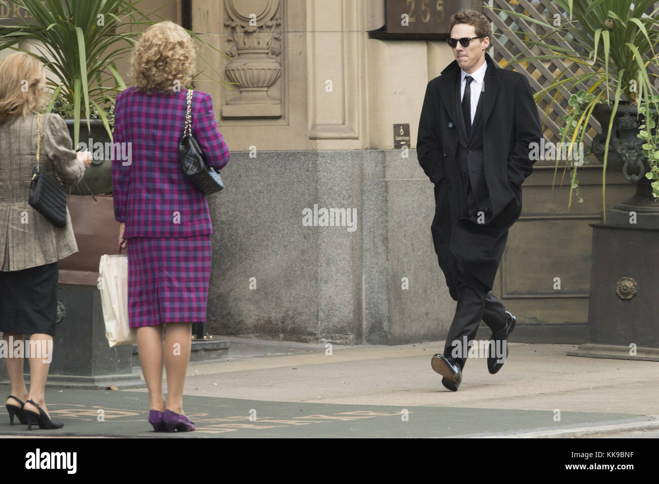 Benedict Cumberbatch filming 'Melrose' in Glasgow, adapted from the ...