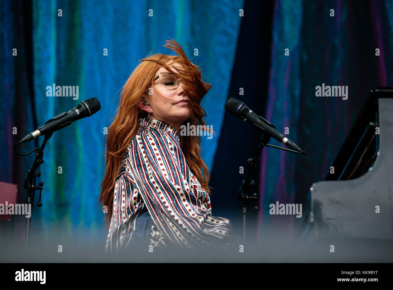 The American singer, songwriter and pianist Tori Amos performs a live ...