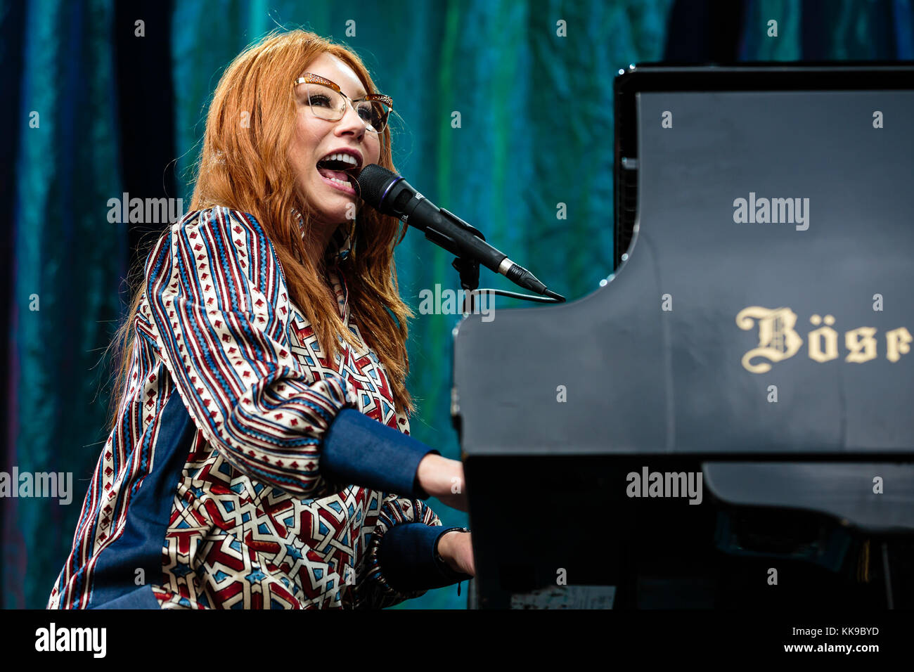 The American singer, songwriter and pianist Tori Amos performs a live ...