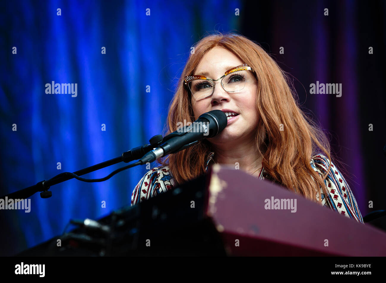 The American singer, songwriter and pianist Tori Amos performs a live ...