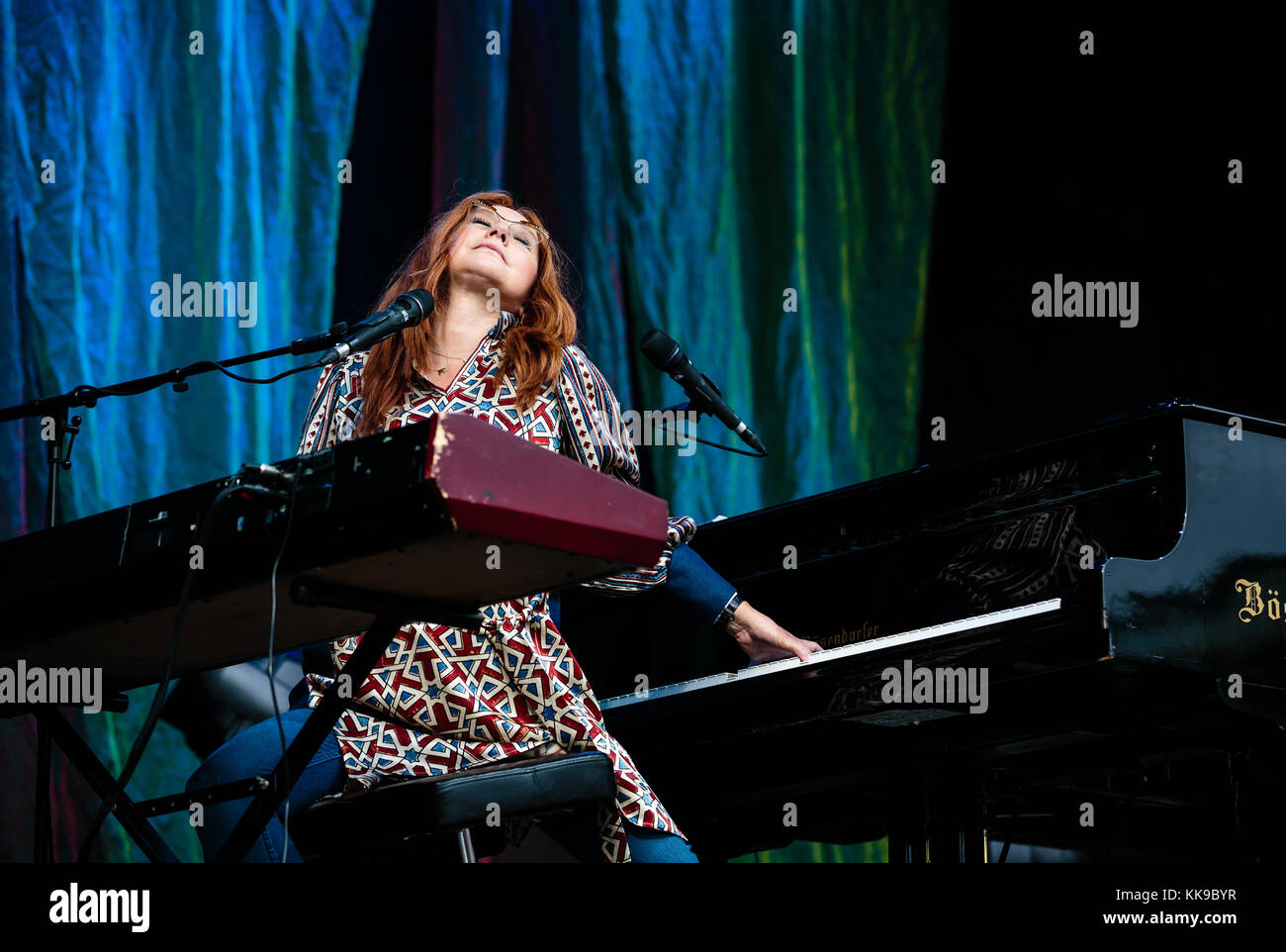 The American singer, songwriter and pianist Tori Amos performs a live ...