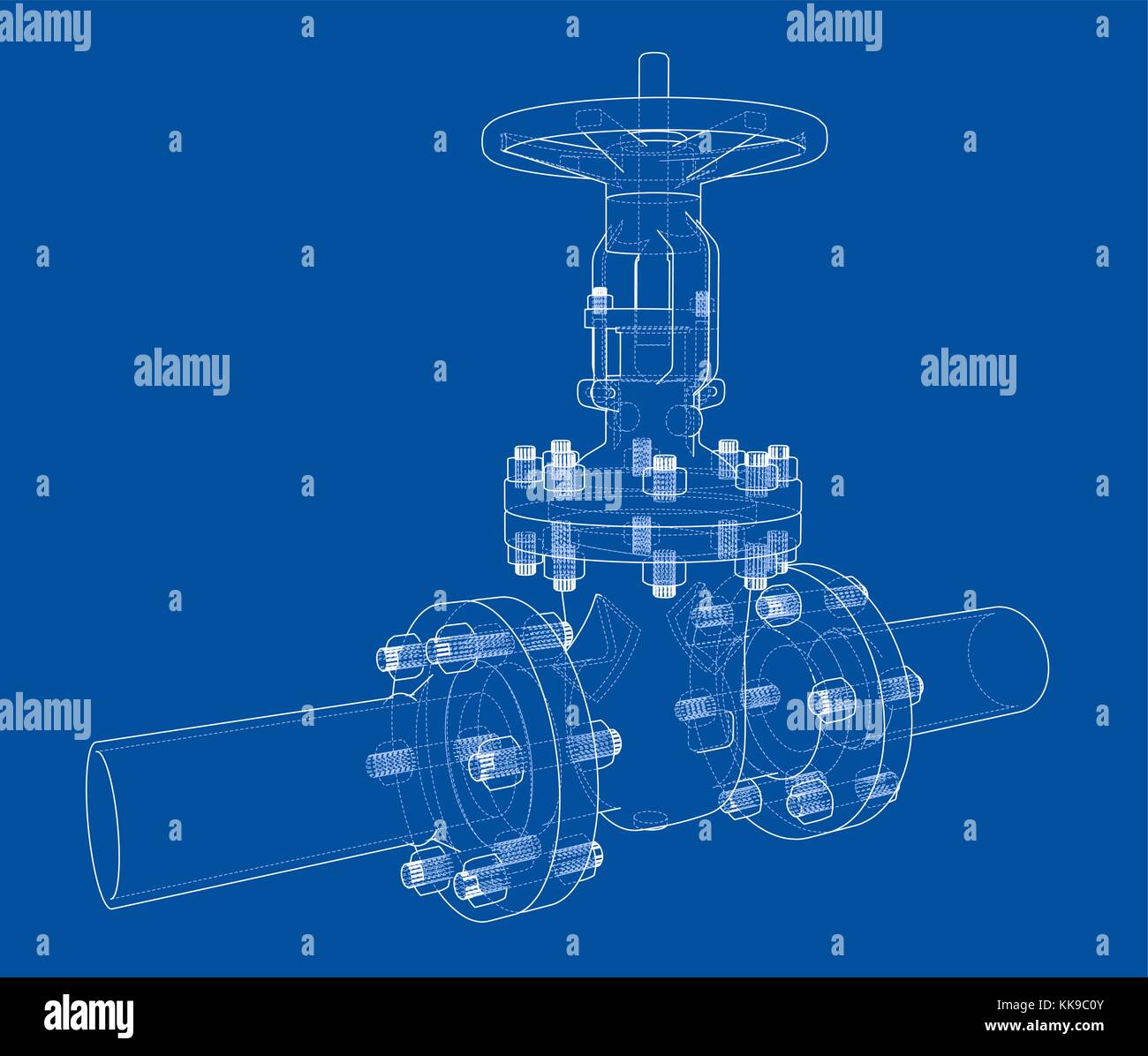 Industrial valve. Vector illustration Stock Vector Image & Art - Alamy