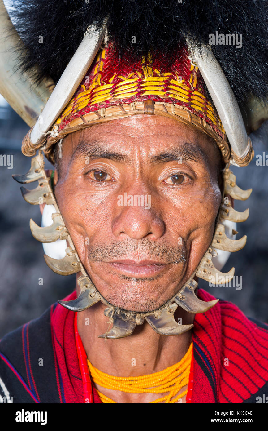 Tribal dress of nagaland hi-res stock photography and images - Alamy