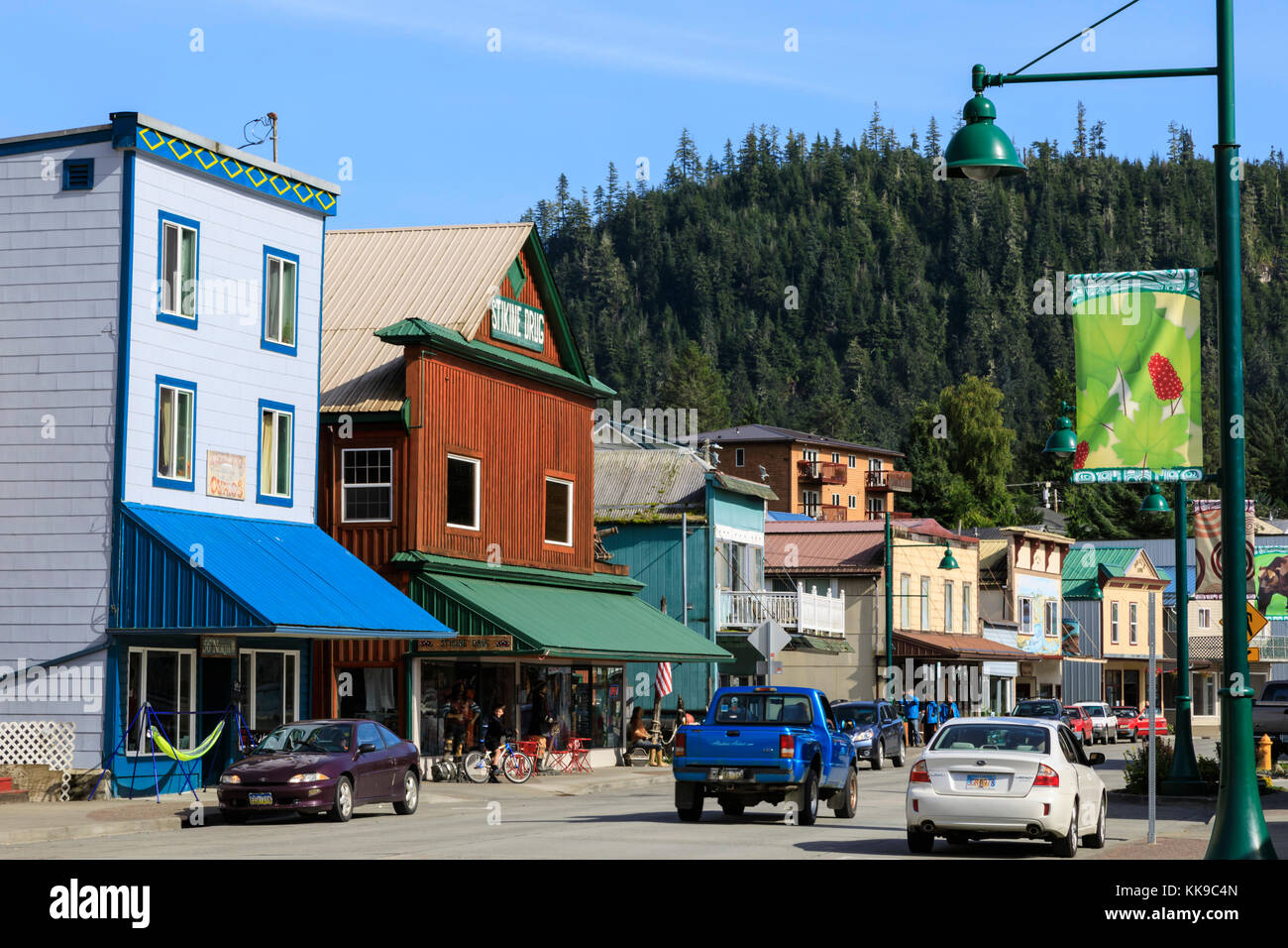 Historic Wrangell, outback pioneer port and fishing community, gateway ...