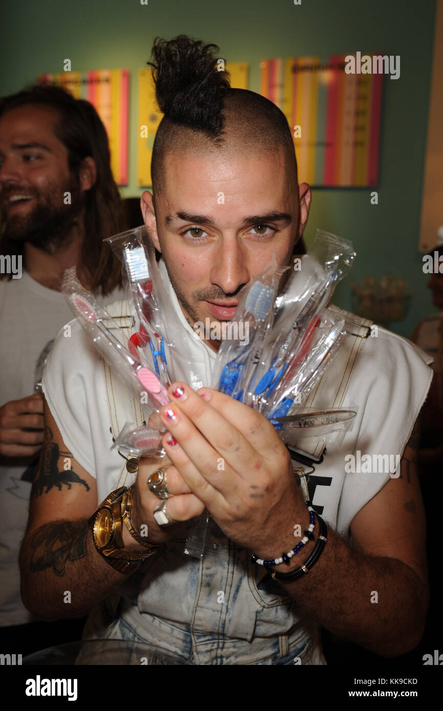 MIAMI, FL - JUNE 11: Cole Whittle of DNCE attends Y-100's Radio Station ...