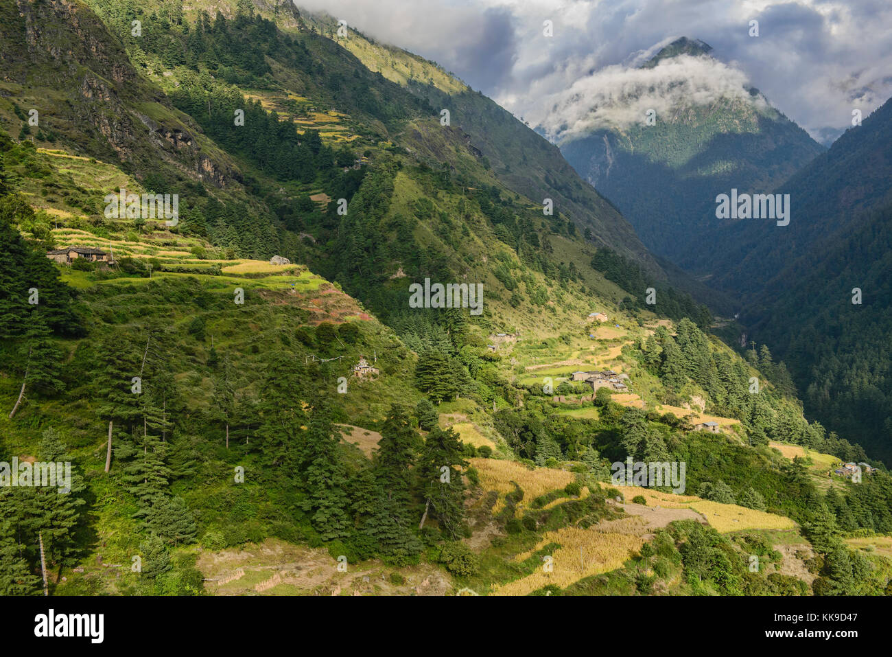 Nepal nubri valley hi-res stock photography and images - Alamy
