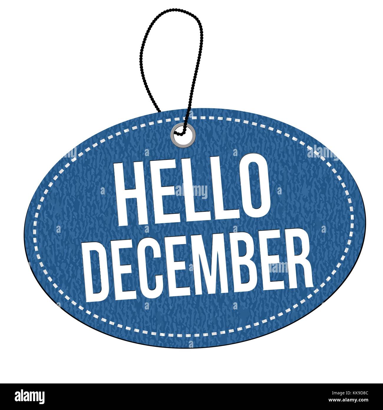 Hello december text on Cut Out Stock Images & Pictures - Alamy