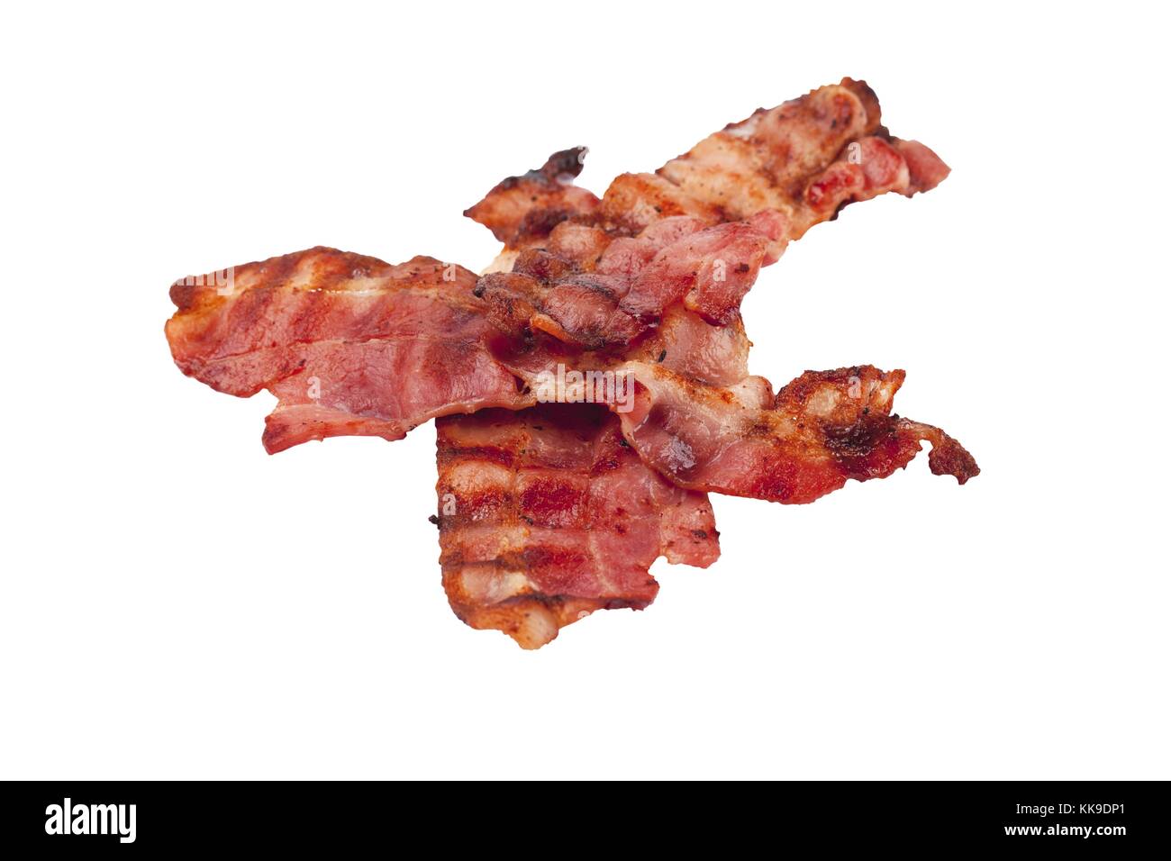 a fried bacon strips Stock Photo - Alamy