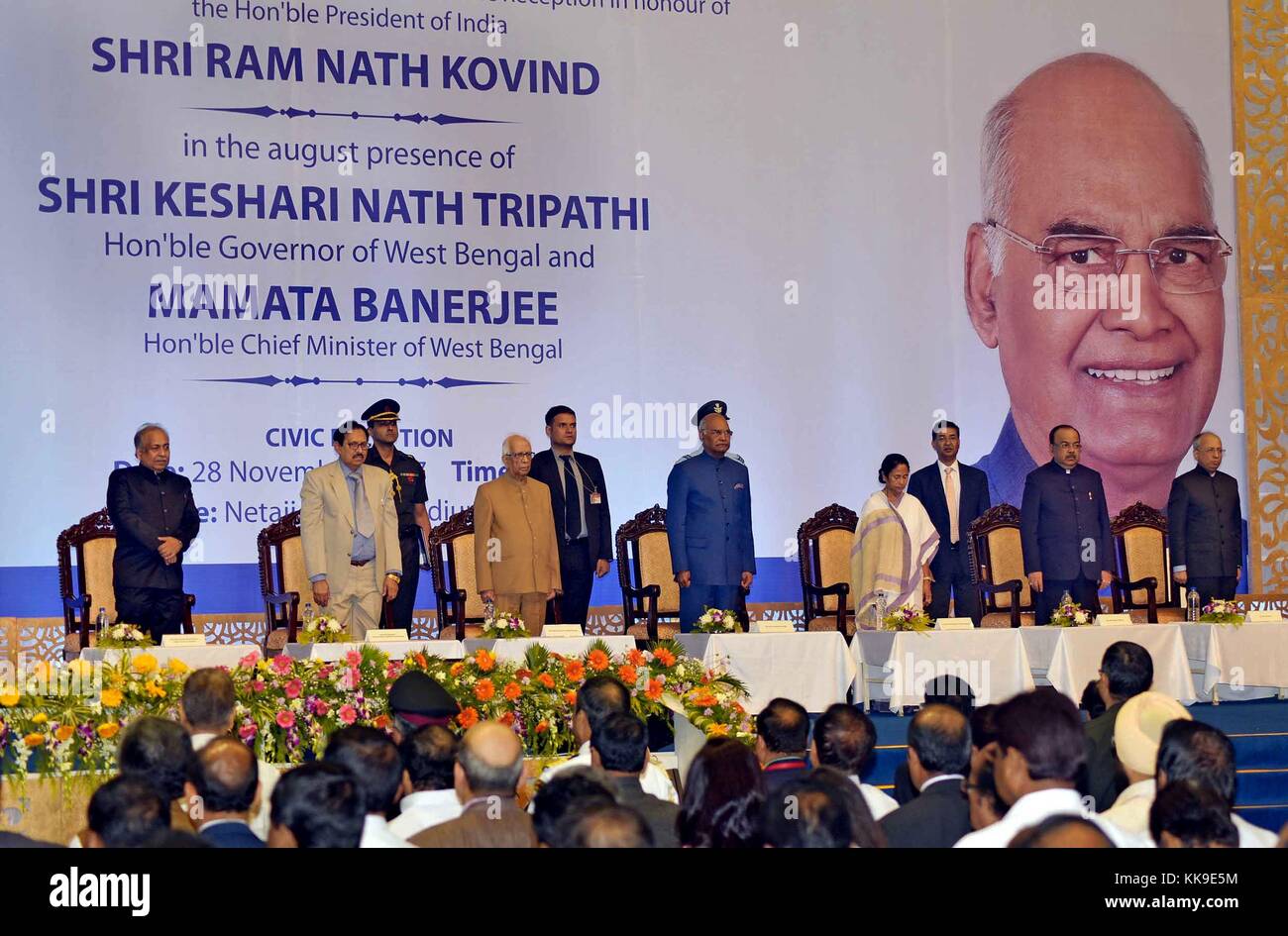 Kolkata, India. 28th Nov, 2017. The President of India Shri Ram Nath ...