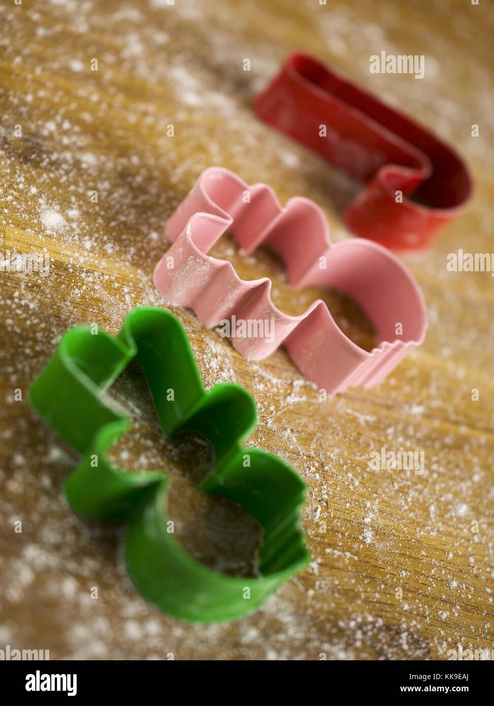 close up shot of plastic cookie cutter Stock Photo - Alamy