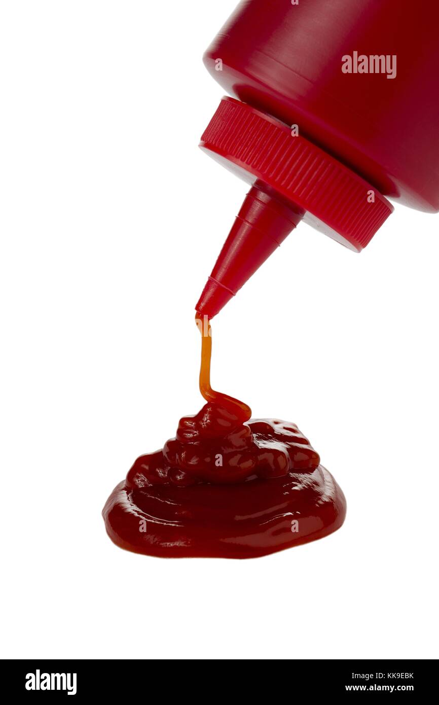 closeup bottled ketchup Stock Photo - Alamy