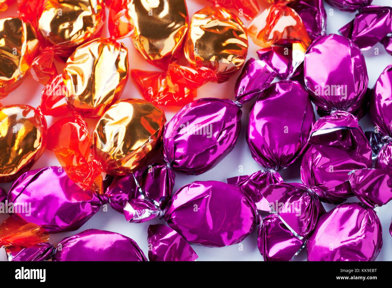 close up view of shiny hard candies Stock Photo - Alamy