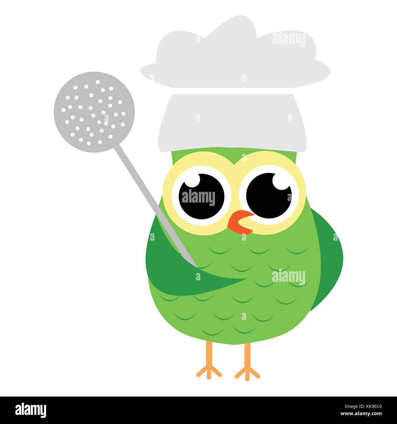 Cartoon Owl in chef costume Stock Vector Image & Art - Alamy